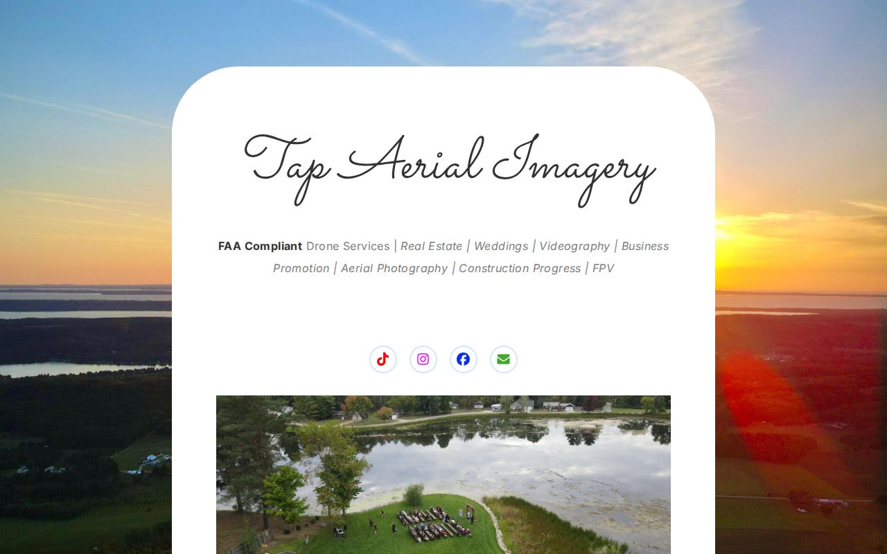 Tap Aerial Imagery | Northern Michigan Photography & Videography